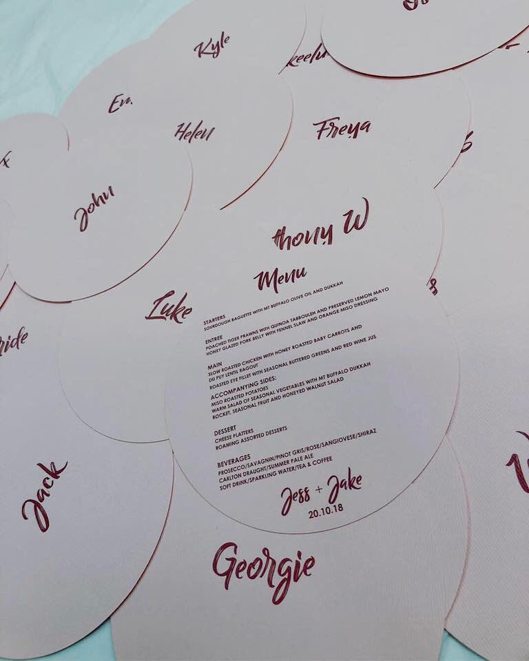 Round Menu Design